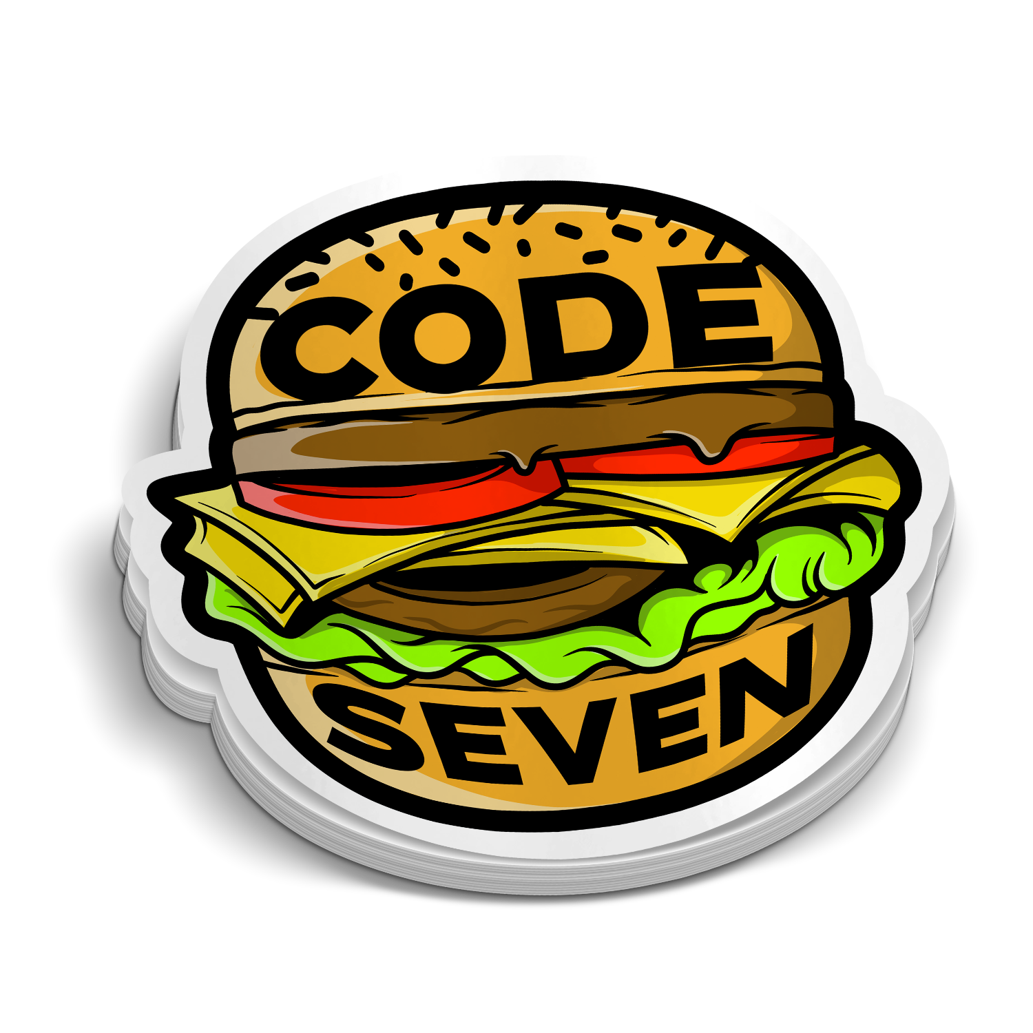 Code 7 Police Sticker Code 7 Police Sticker