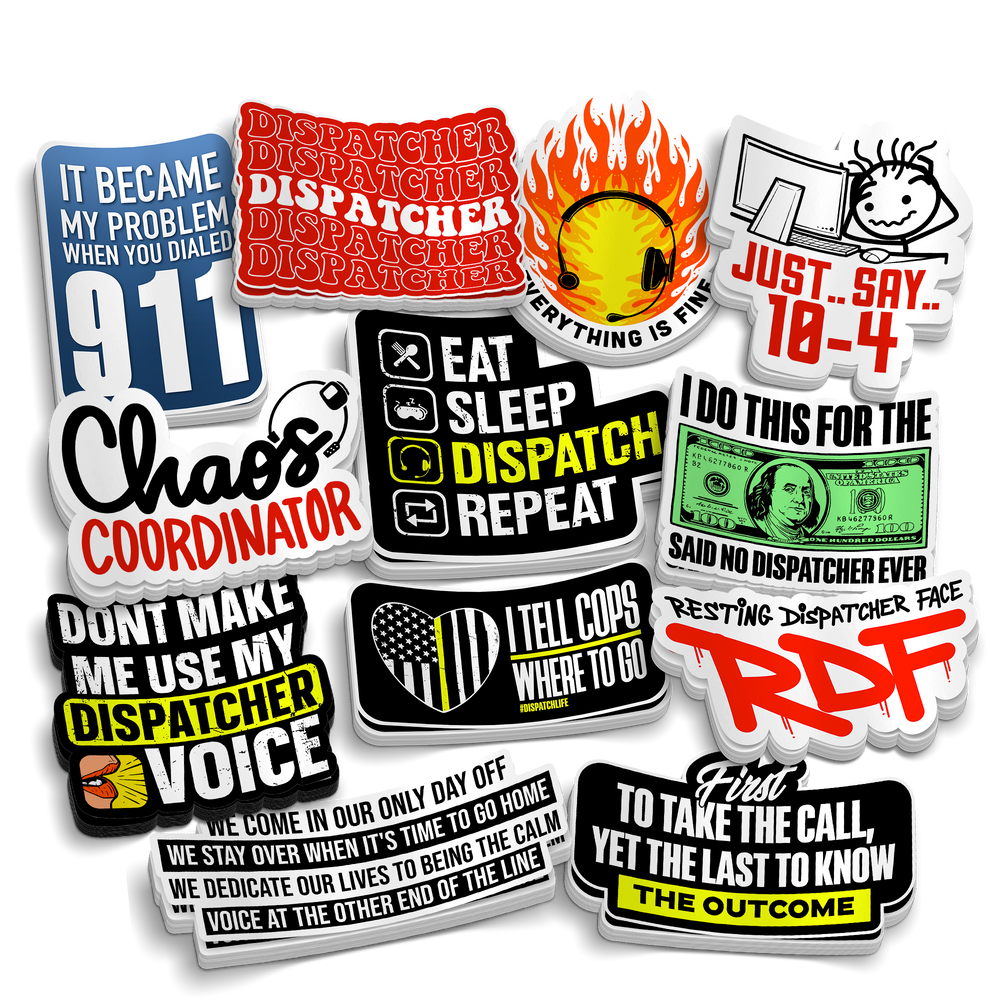 The Dispatcher Collection - Funny Sticker Pack
