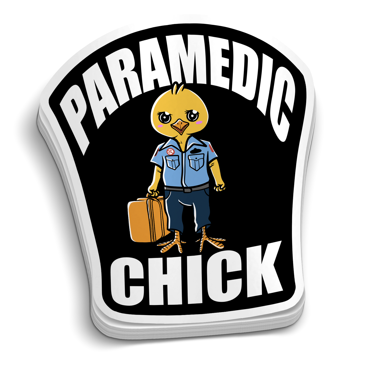 Paramedic Chick Sticker Paramedic Chick Sticker