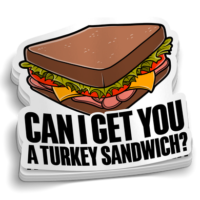 Turkey Sandwich Sticker