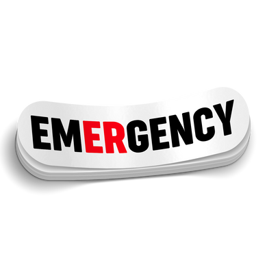 EMERGENCY Sticker
