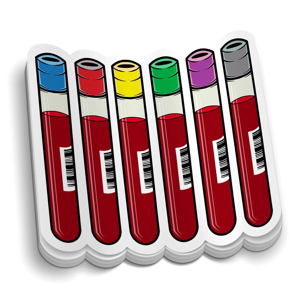 Blood Order Of Draw Sticker
