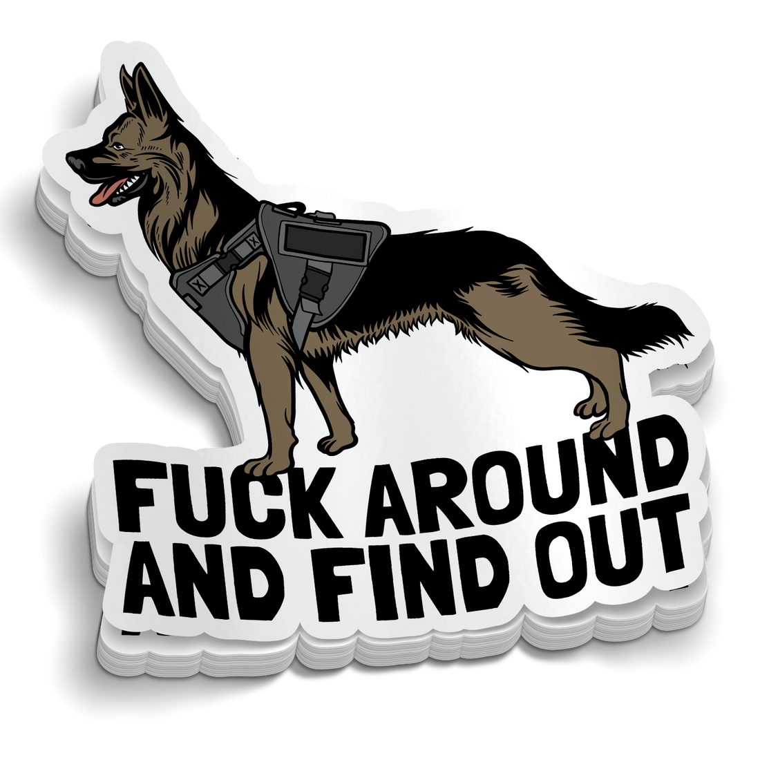 Police K-9 FAFO Sticker