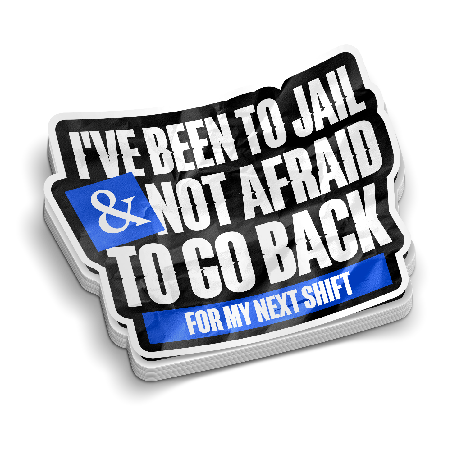 Been To Jail | Funny Police Stickers