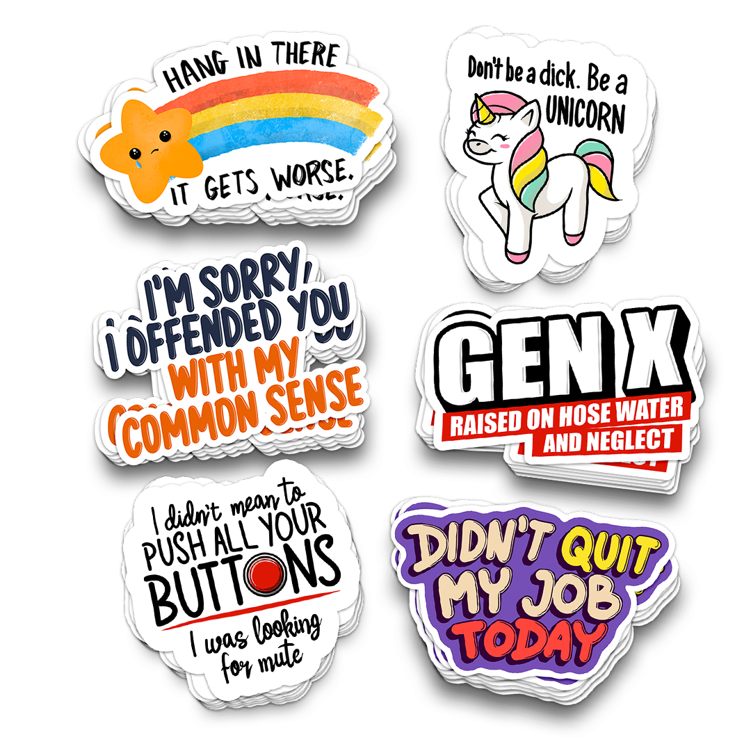 Snarky Sarcastic Stickers