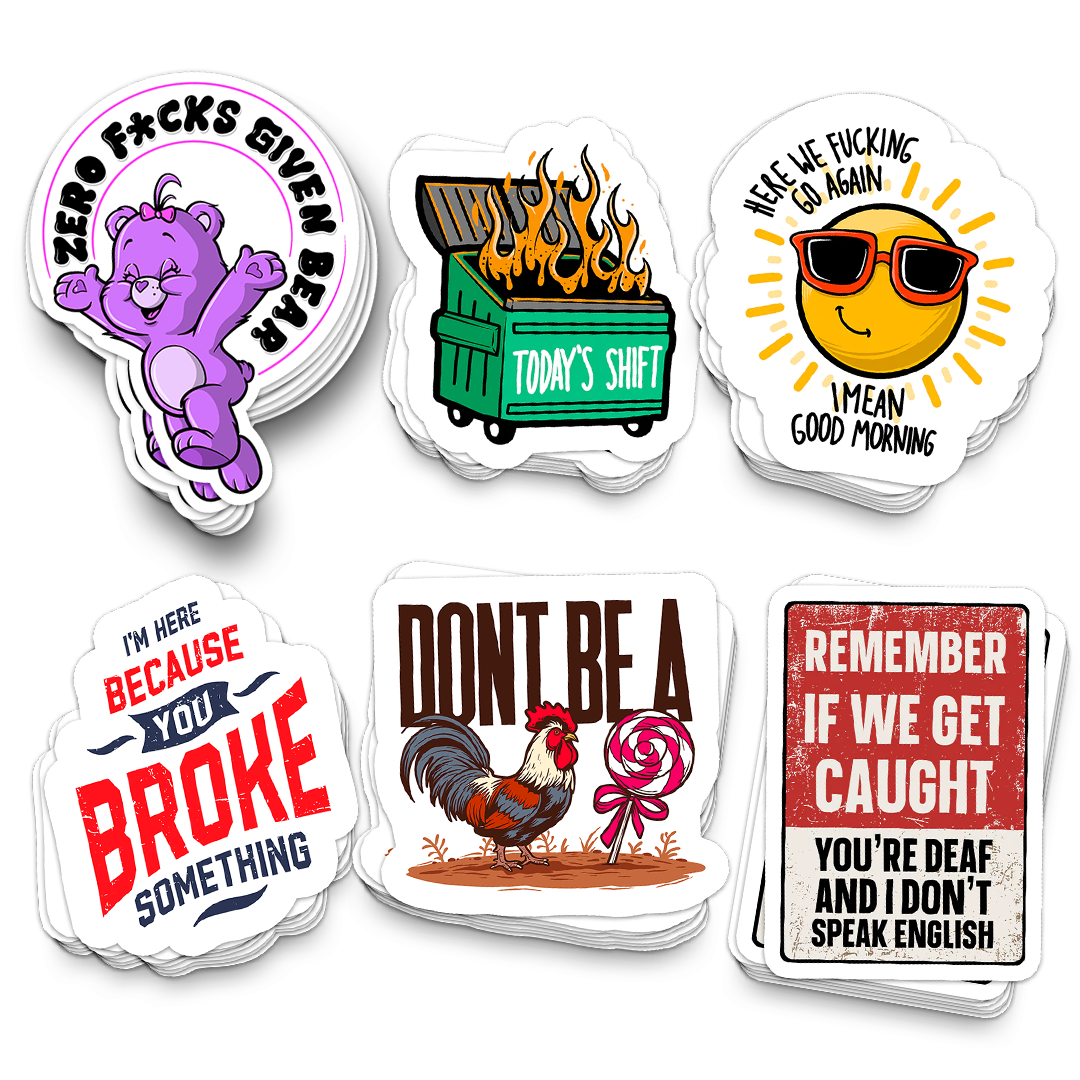 Snarky Sarcastic Stickers