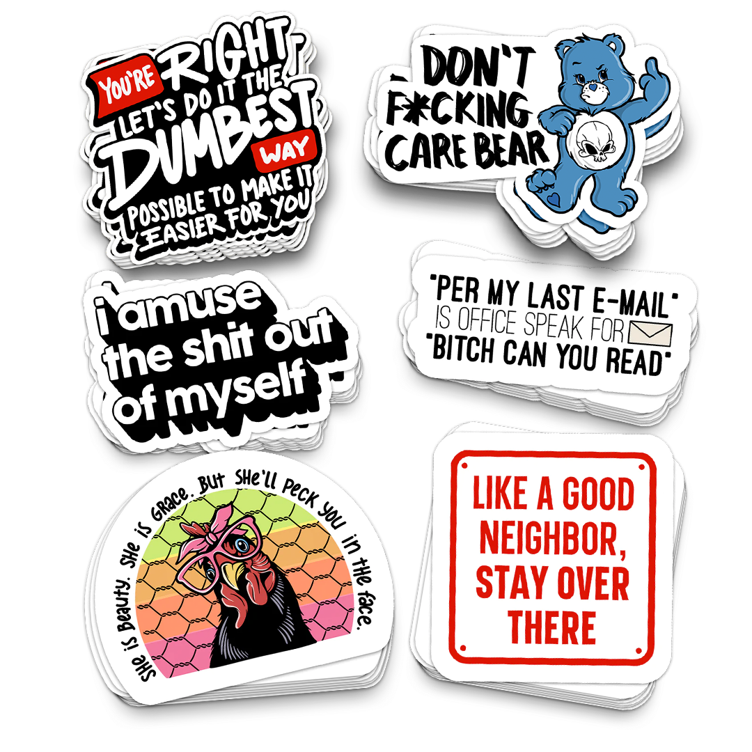 Snarky Sarcastic Stickers