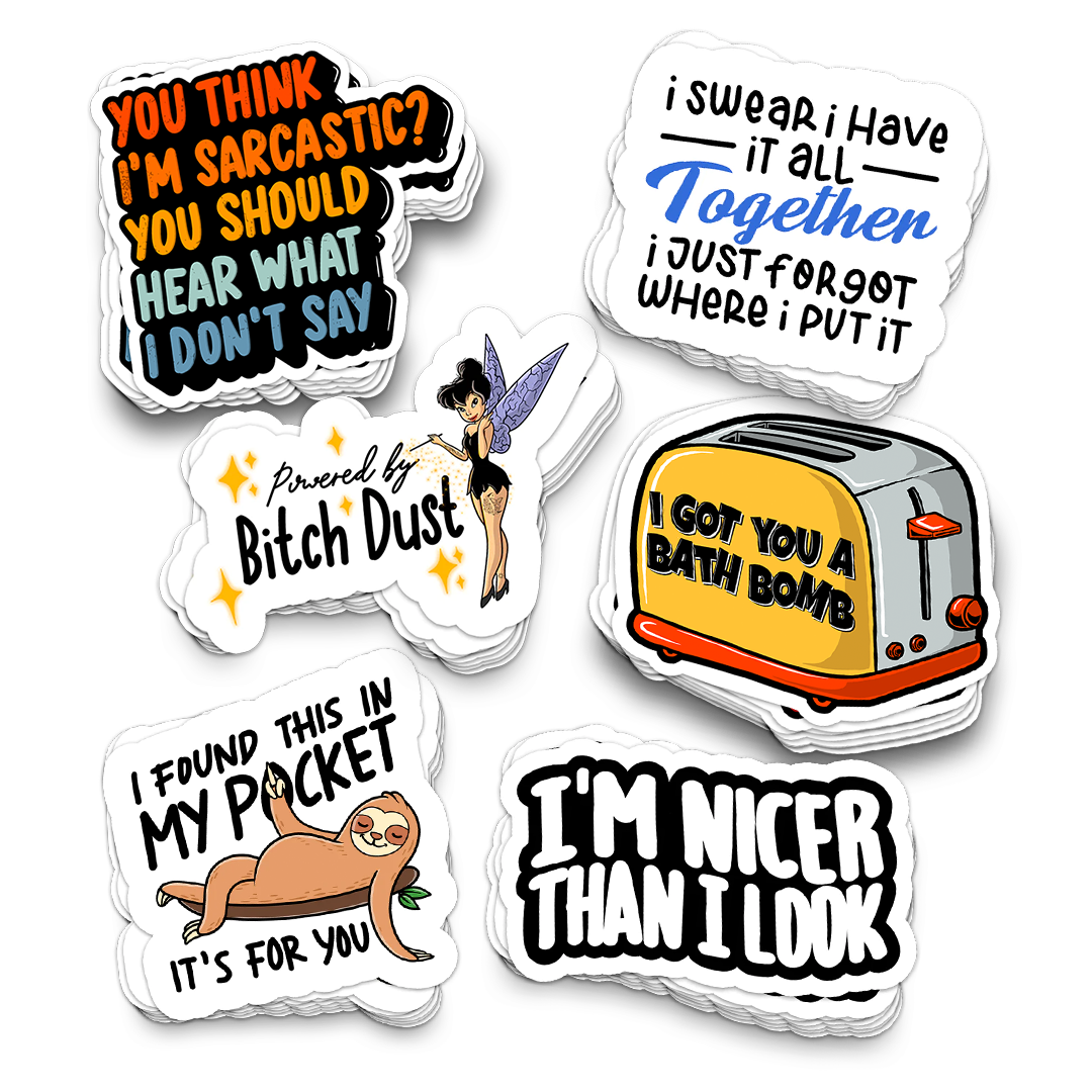 Snarky Sarcastic Stickers