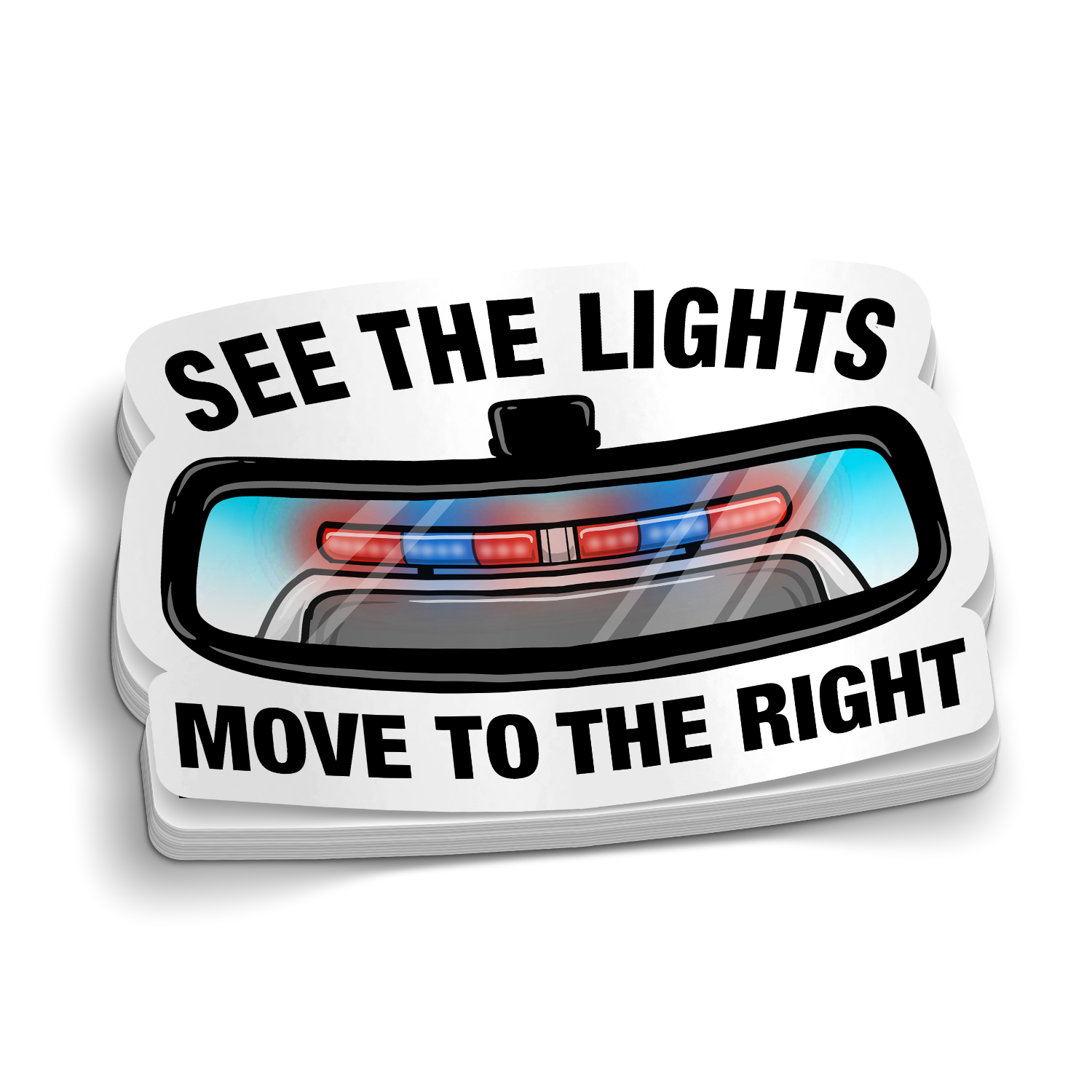 See The Lights Move To The Right Sticker